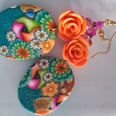 Polymer Clay Tutorial: Step by Step Polymer Clay Faux Dichroic Tutorial ...