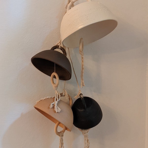 Handmade Ceramic Bells Decorative Bells Customizable Hanging Bells ...