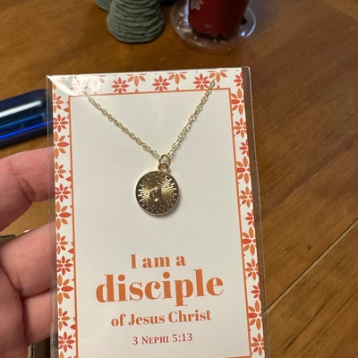 LDS Baptism Gift for Girls, CTR Necklace, Jewelry Baptism Necklace ...