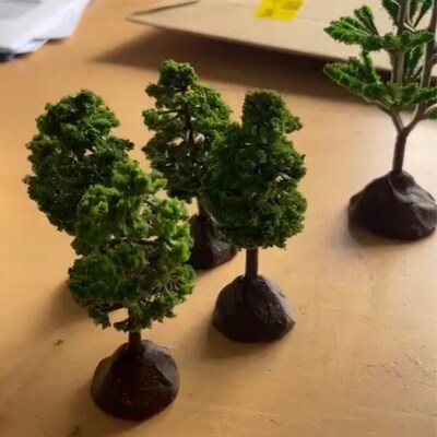 Scatter Terrain Trees for Dnd Assorted Playable Dnd Trees Tabletop ...