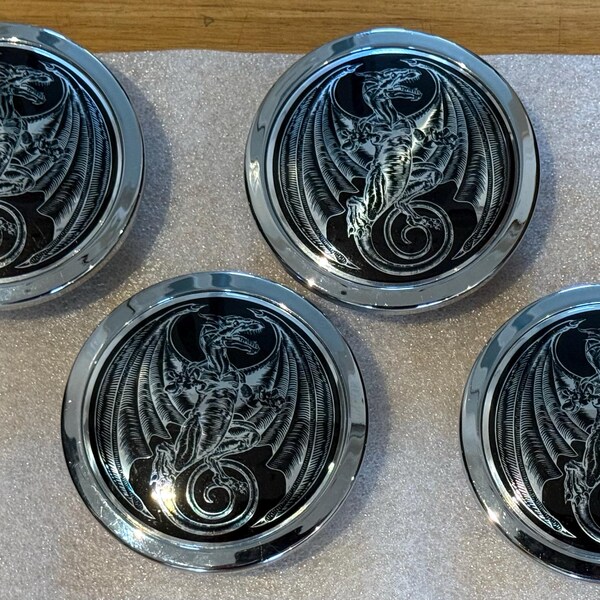 Metal Stickers Custom Car / Wheels Center Cap Logo Badge Wheel Trims ...