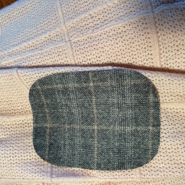 Wool Blend Elbow Patches for Sweater / Pair of Wool Elbow Patches ...