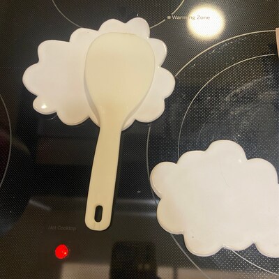 Made to Order Cloud Spoon Rest Coffee or Stove Pottery Jewelry Dish ...