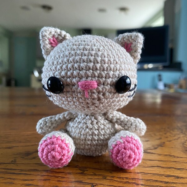PATTERN: Kaylie the Kitten - Crochet Cat Pattern - Amigurumi Cat ...