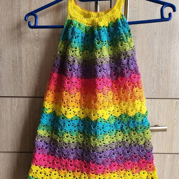 Crochet Dress PATTERN - Chantilly Lace Sundress (sizes up to 10 Years ...