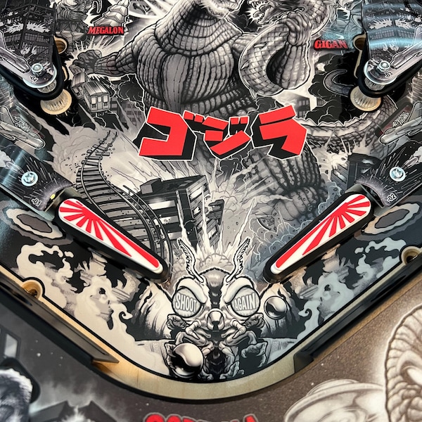Godzilla Pinball Flipper Toppers - Etsy