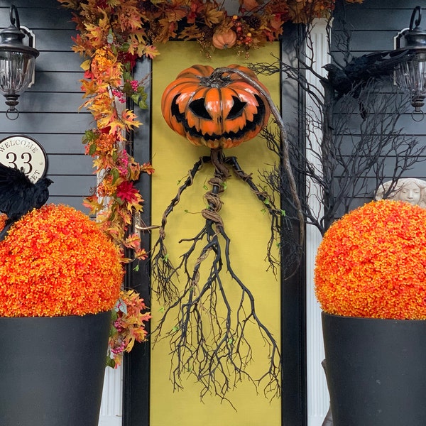 Pumpkin Rot Inspired Prop, Pumpkin Halloween Scarecrow Prop ...