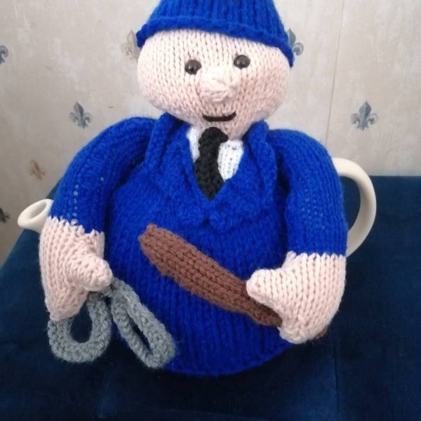 Policeman Tea Cosy Knitting Pattern - Etsy