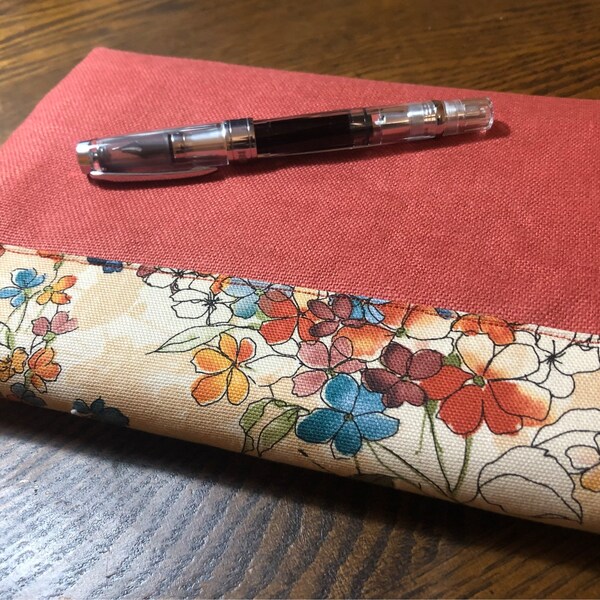 Notebook Cover Sewing Pattern, With Free Book Cover Tutorial For Any