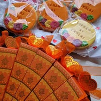Dhol Mendhi Mehndi Dholki Wedding Favours Candy Cone Shaped Boxes ...