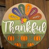 Thankful Turkey DIY Door Hanger Kit | Thanksgiving Door Sign | Laser ...