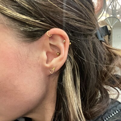 18G/20G 5mm SUPER TINY Cartilage Hoop 5mm Hinged Clicker - Etsy