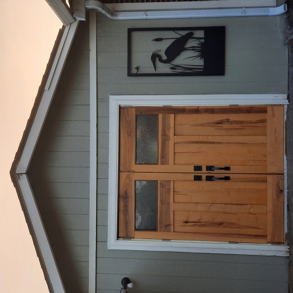 Great Blue Heron Metal Wall Art | Metal Privacy Screens | Large Metal ...