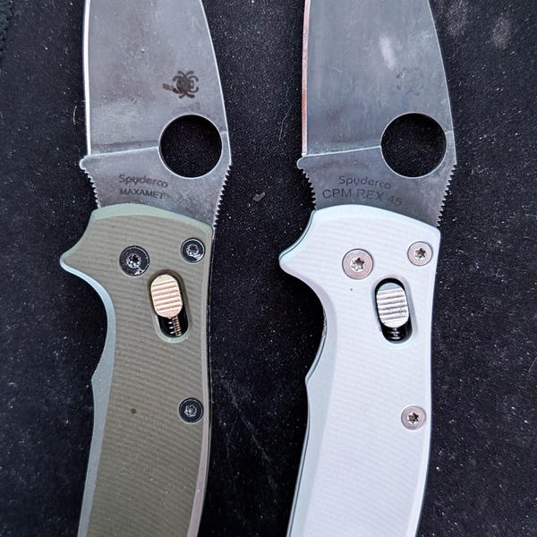 AWT Spyderco Paramilitary 2 Scales Agent Series Liner Delete Various ...