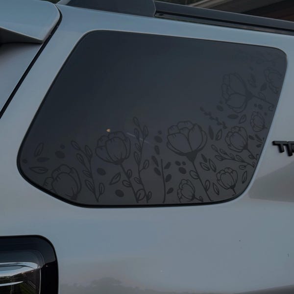 Custom Quarter Window Vinyl Decal Overlay – Compatible With 4runner ...