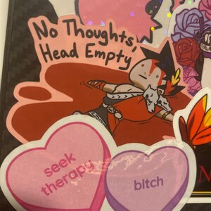 Aziraphale 'THIS IS FINE' 3 Inch Sticker - Etsy