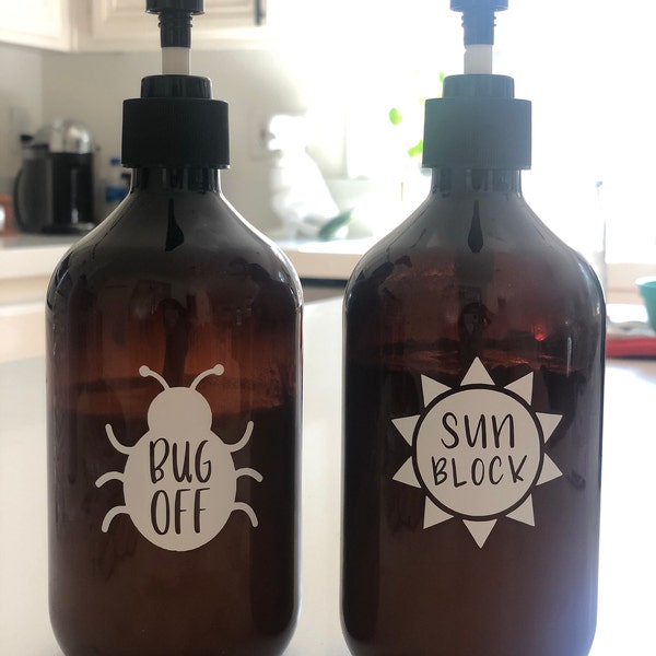 Bug Spray Label, Bug off Label, Essential Oil Labels, Bug Spray Decal ...