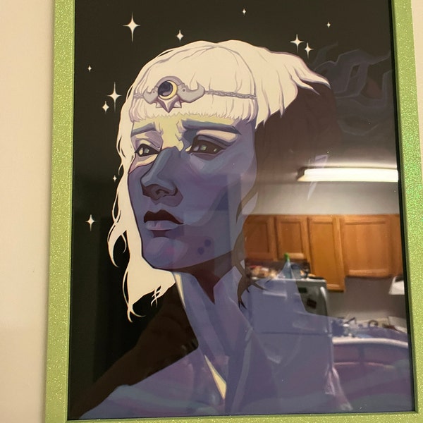 Halsin: the Emerald Archdruid Baldurs Gate 3 Portrait Fan Art Wall ...