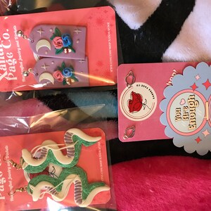 Mothman Earrings Cute Kawaii Mothman Prophecies Polymer Clay - Etsy