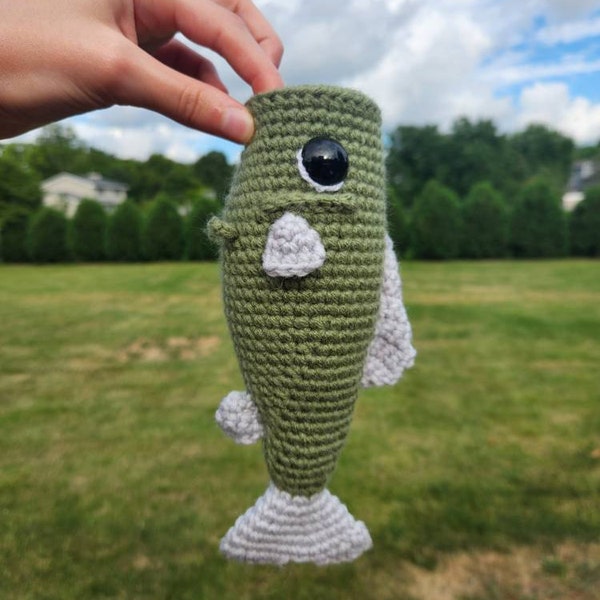 PATTERN: Bert the Bass Pattern - Amigurumi Largemouth Bass Pattern ...