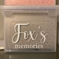 Printable Memory Box File Labels, Digital Download School Memories File ...