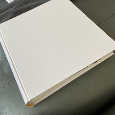 Large Traditional Book Bound Plain Photograph Album With Opaque ...