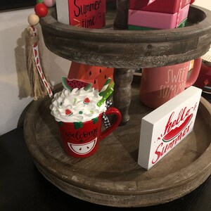 OCEAN WATER Fake Drink in Mini Mason Jars With Faux Ice Cubes - Etsy