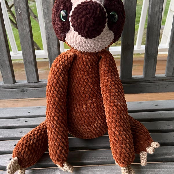 Crochet Sloth Pattern, Amigurumi Sloth Pattern PDF in Eng/fr, Crochet ...