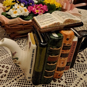 The 'books & Teat' Full Size Teapot - Etsy