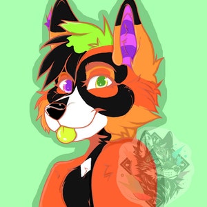 Animated YCH Furry Fursona - Etsy