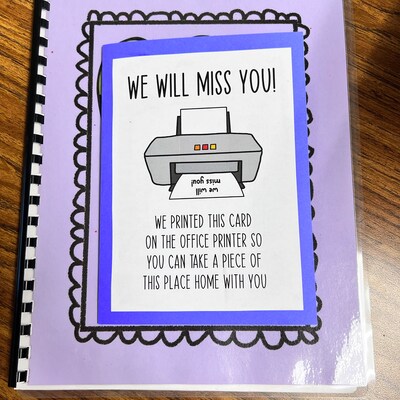 Coworker Leaving Card, Printable Card, Farewell Gift for Boss, New Job ...