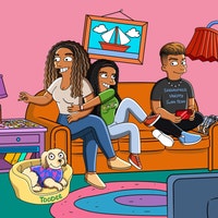 Custom Simpsons Portrait From Your Photo Personalized Family Digital ...