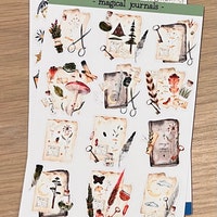 Herbalism Sticker Sheet Herbal Apothecary Stickers Herbalist Stickers ...