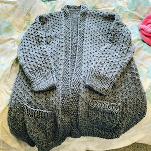 Dotty Cardigan Knit Pattern - Etsy