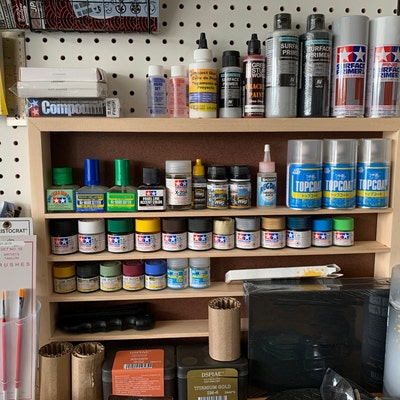 Pine Model Paint Storage Shelf 4 Shelf - Etsy