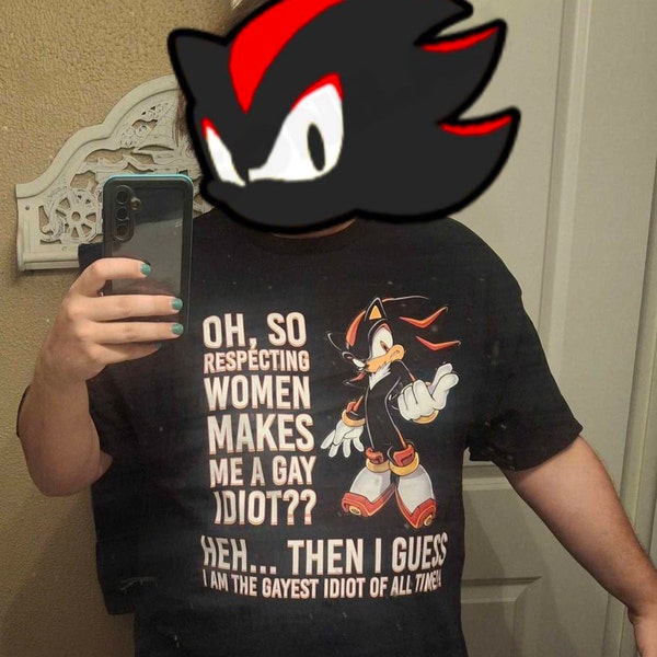 Funny Sonic Shirt, Shirts That Go Hard, Ironic Tee, Meme T-shirt, Women ...