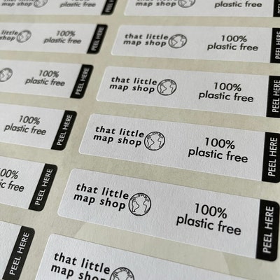 Eco Friendly Card Clasp Stickers / Low Tack Card Catch Labels - Etsy UK