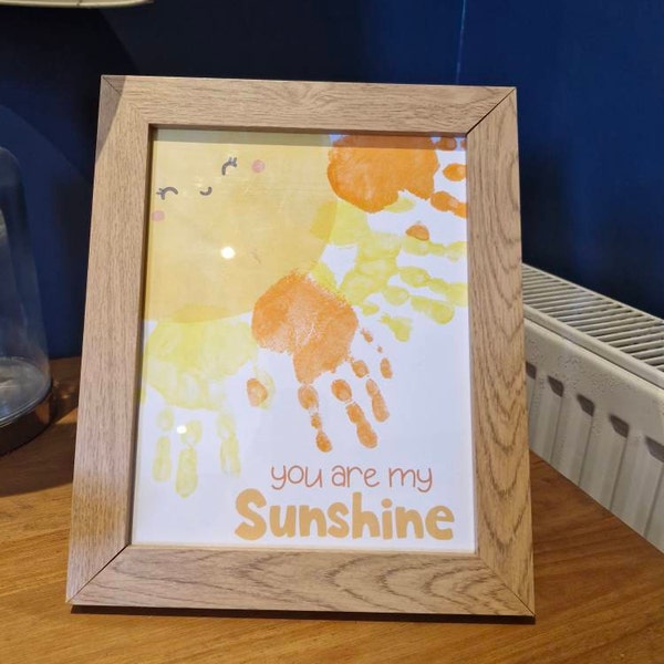 You Are My Sunshine Handprint Art: Mother's Day Printable (digital ...