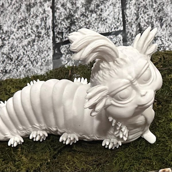 Ello the Worm Statue - From Labyrinth - Ready to Paint - Etsy
