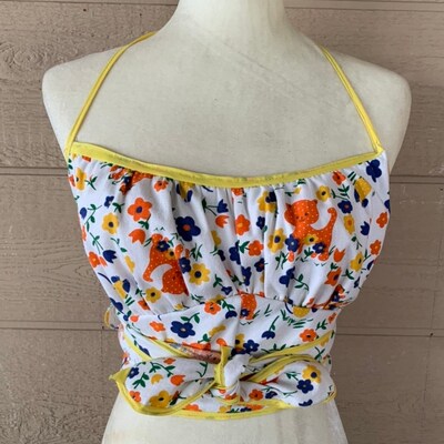 1950s 1-yard Rockabilly Wrap Top, Medium Size Vintage Sewing Pattern ...