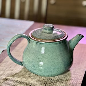 Ceramic Tea Set, Turquoise Teapot Set, TOW Mugs & Teapot, Tea Pitcher ...