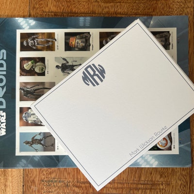 Personalized Watercolor Christmas Calling Card or Sticker - Etsy