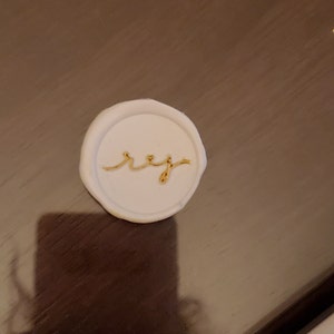 Personalized Simple Initial Wax Seal Stamp With Initials - Etsy