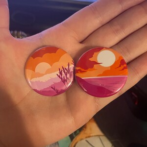 Subtle Pansexual Pride 1.5 Metal Pinback Buttons Pan Flag Colors Subtle ...