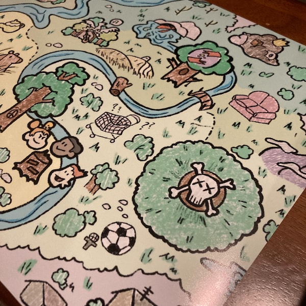 Craig of the Creek Map Coloring Page (DIGITAL PDF DOWNLOAD) - Etsy