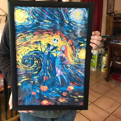 Vincent Van Gogh Starry Night Posters Jack Sally Jack and - Etsy