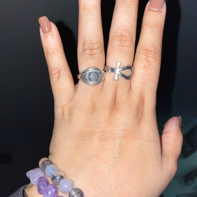 Eye Ring 925 Sterling Silver Jewelry Silver Human Eye Ring - Etsy