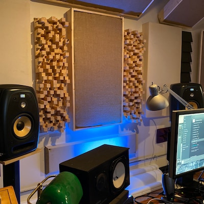 Cloud Style / Ceiling Mount Genuine Wood Sound Diffusers - Etsy