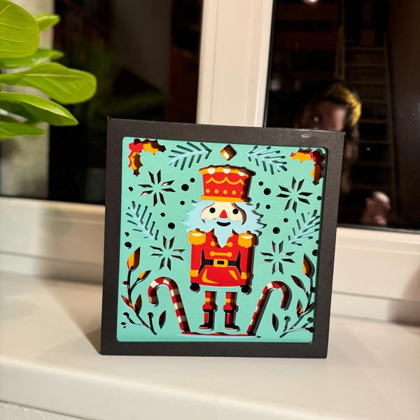 Solar System 3D Shadow Box SVG, Layered Space With Moon and Sun Scene ...