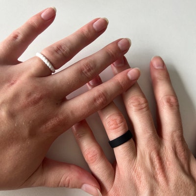 Braided Silicone Rings, Stackable, Water Proof, Eco Friendly, Non-toxic ...